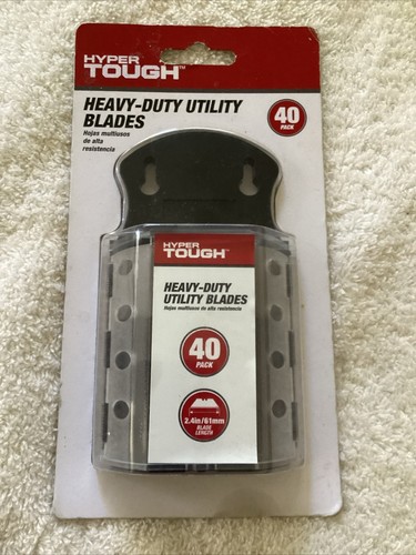 Hyper Tough Heavy Duty Utility Knife Blades Replacements 40 Blades W ...