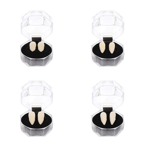 4 Boxes Vampire Party DIY Halloween False Teeth Prop Decoration | eBay