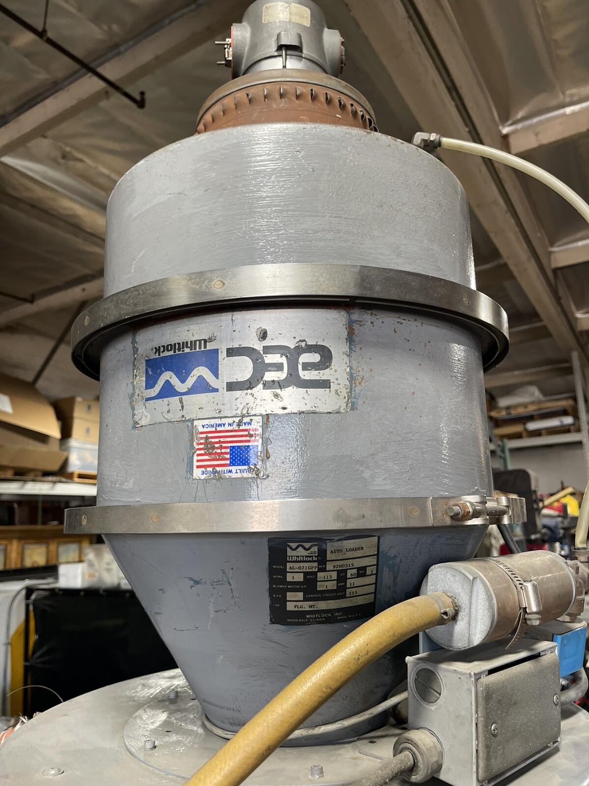 AEC Whitlock Portable Dryer Hopper Loader | eBay