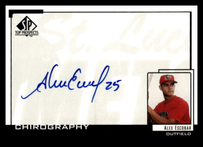 Alex Escobar 2000 SP Top Prospects #AE Chirography Baseball Card | eBay