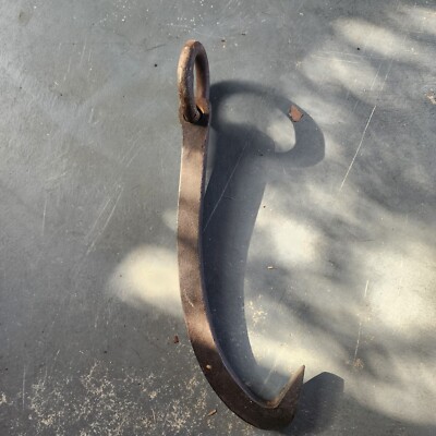 Antique vintage logging dog log hook forrest collectible industrial ...