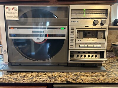 Sharp VZ-3000 Vintage Vertical Record & Player Needs Repair | eBay
