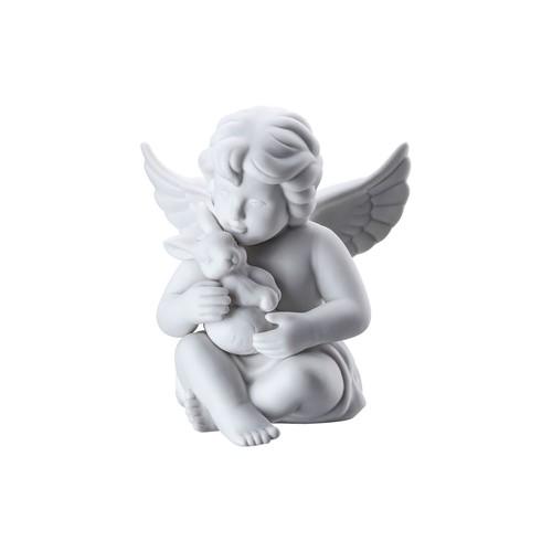 Rosenthal - Angel With Rabbit Average 10,10cm Porcelain Sculpture ...