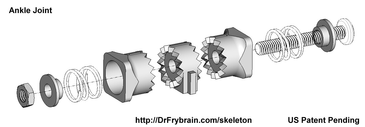 Halloween Plastic Skeleton Repair Kit - Hip, Knee, Ankle, Wrist | eBay