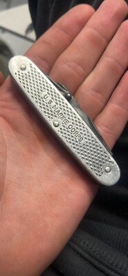 Late WW2 Era US Marine Corps USMC Kingston Folding Pocket Utility Demo ...