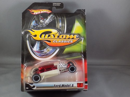 2006 Hot Wheels Custom Classics Series 7 of 9 Ford Model A Red/Wht 1:50 ...