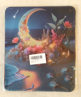 Computer Mouse Pad Seashell Moon Ocean Approx. 8" x 10" New | eBay