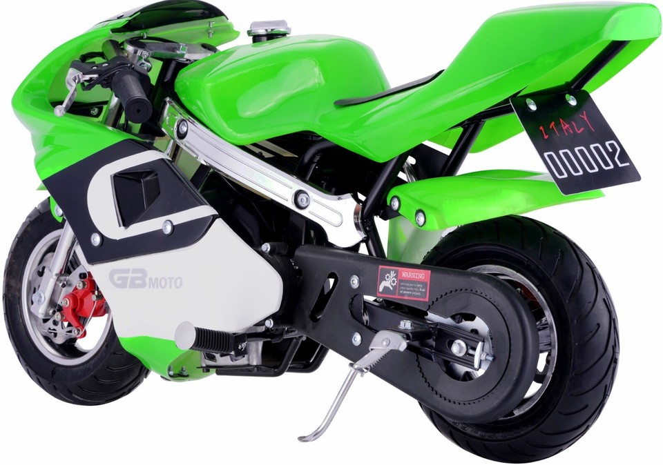 49cc Pocket Rocket Bikes - 2-Stroke Gas Motor - GP-MX3 Mini Motorcycle ...