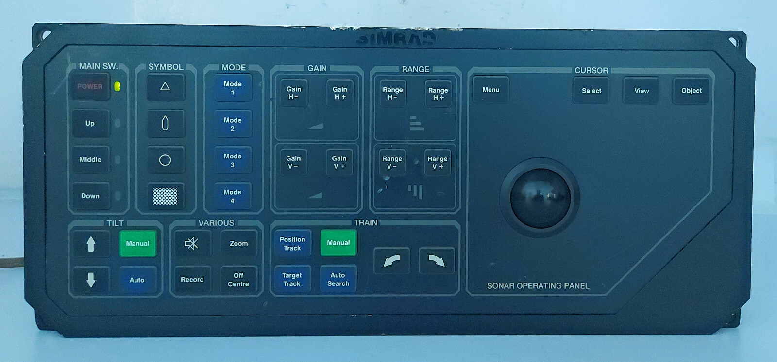 Sonar Operator Panel AA OP70 Simrad 129-202862 | eBay