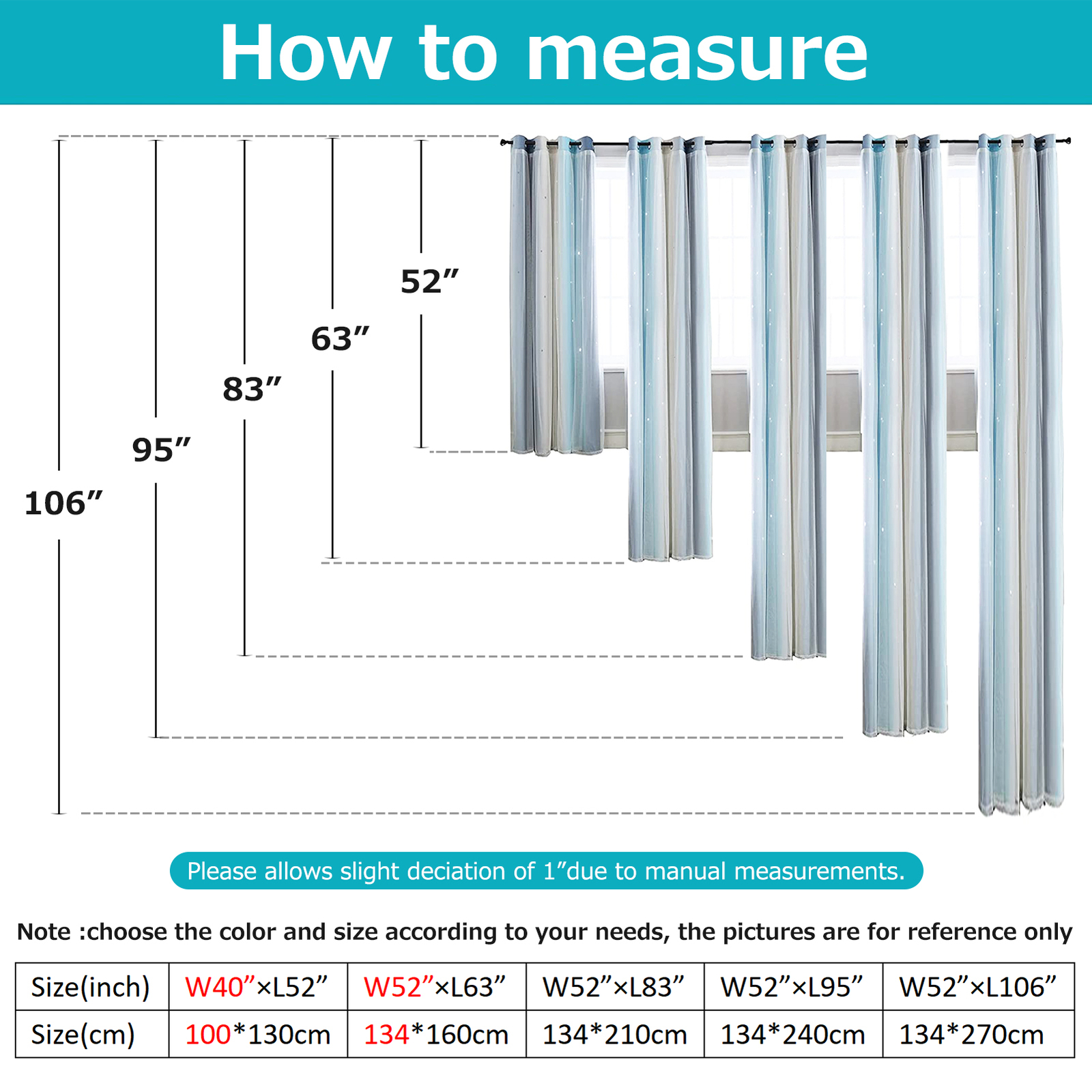 1pc Curtain Simple Gradient Hollow-out Star Pattern Double Layer ...