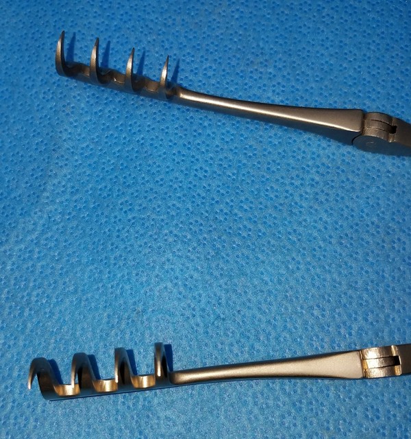 Aesculap BV272R Beckman-adson Self Retaining Retractor Sharp 310mm for ...