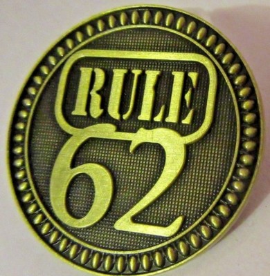 Alcoholics Anonymous Rule 62 Bronze AA Medallion Coin Token Chip Sober ...