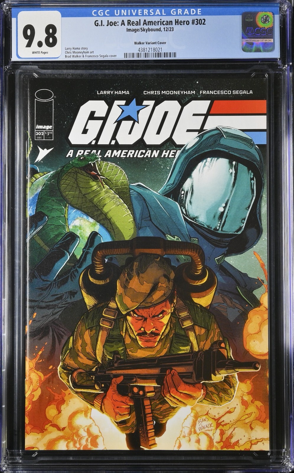 Image/Skybound GI Joe 302 1:10 Walker Variant Incentive Cover CGC 9.8 ...