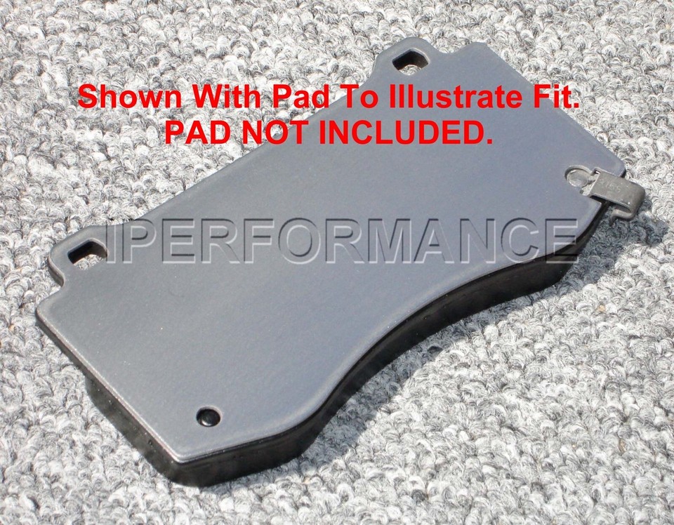 Titanium Brake Heat Shield Set Notched for Dodge Charger SRT8 Brembo 06 ...