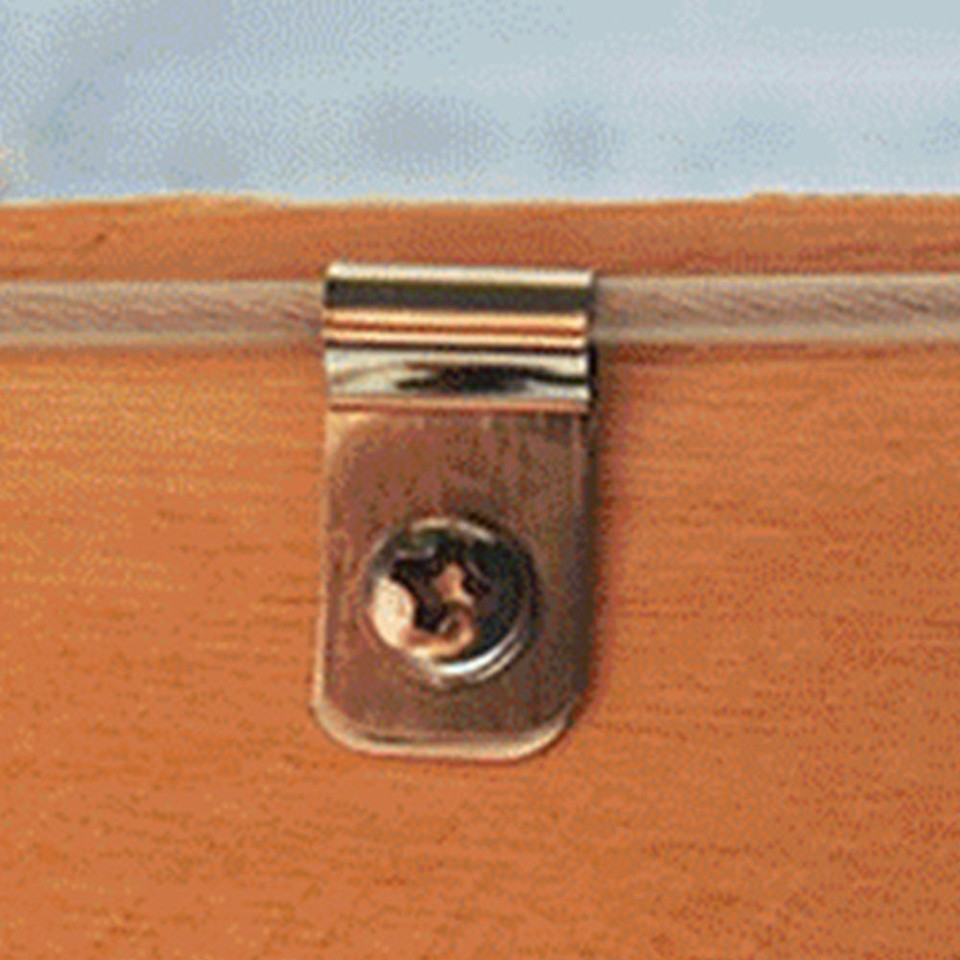 100 Sets of Wire Cage Buckle Clips Aluminum Wire Cage Clips Cattle ...