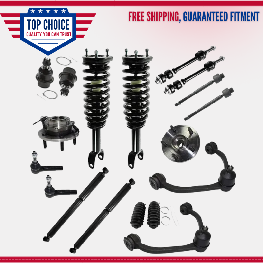 18pc Front Strut Control Arm Wheel Hub Kit for 2005-2008 Dodge Dakota ...