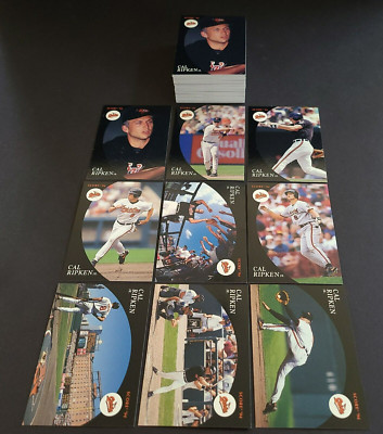 (10) Set Lot 1994 Score Burger King Cal Ripken Jr. - 10 Complete 9 Card ...