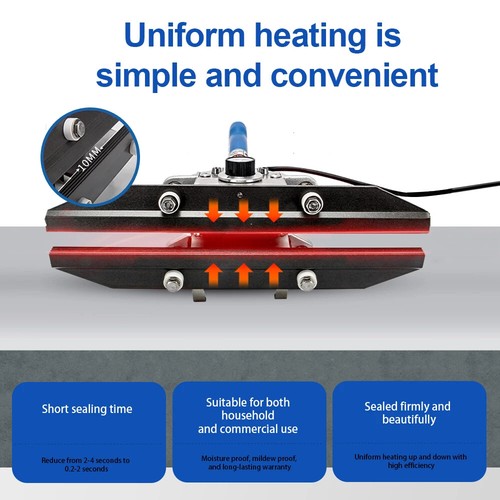 Hand Heat Sealer Clamp Sealer Aluminium Foil Bag Kraft Paper Packaging ...