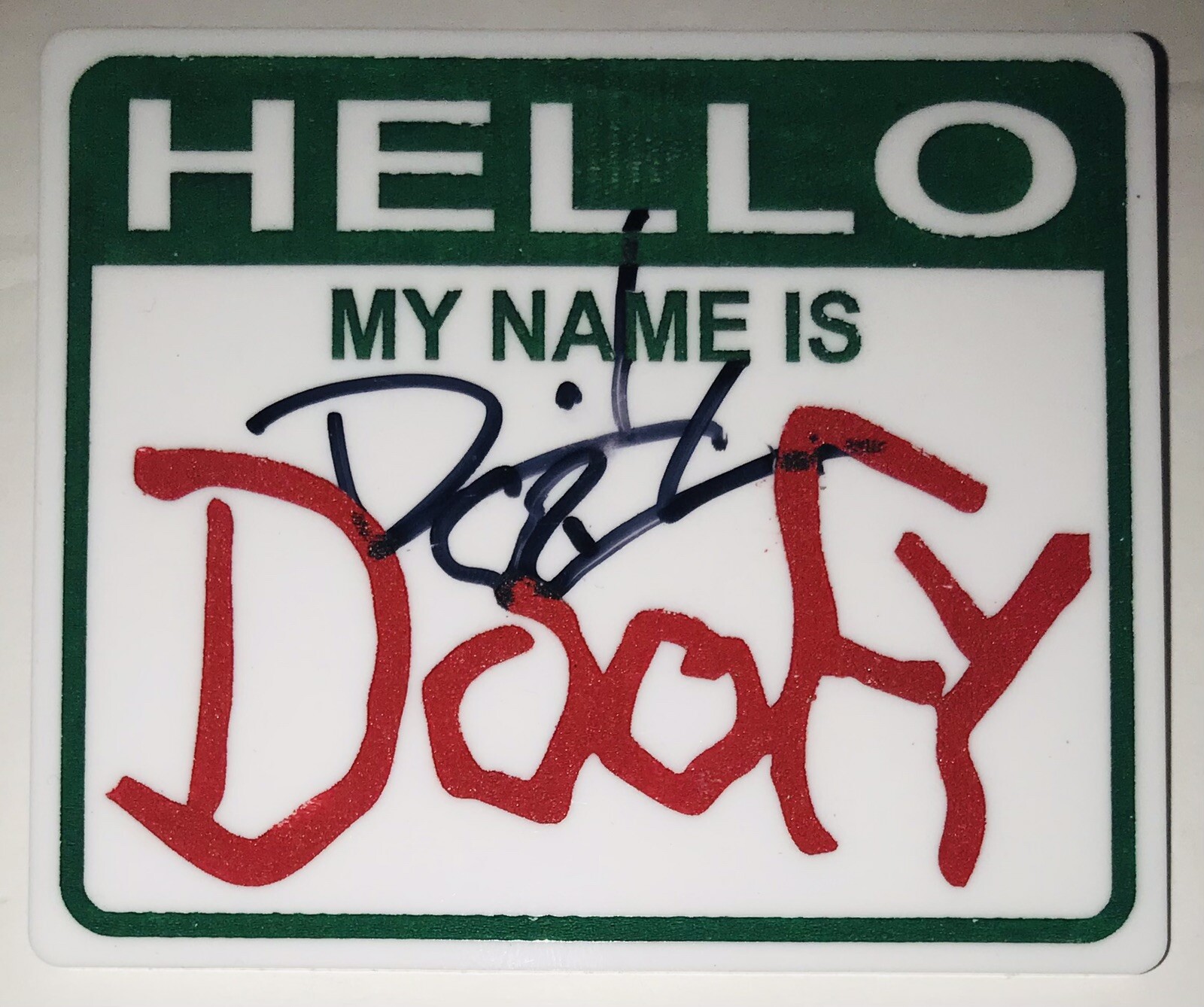 DAVE SHERIDAN SIGNED AUTOGRAPHED SCARY MOVIE DOOFY NAMETAG PSA COA ...