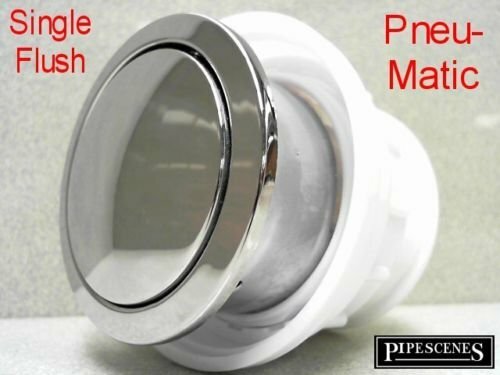 Dudley Vantage Green SINGLE Flush Pneumatic Toilet Flush Valve & Push ...