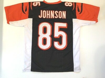 UNSIGNED CUSTOM Sewn Stitched Chad Johnson Black Jersey - M, L, XL, 2XL ...