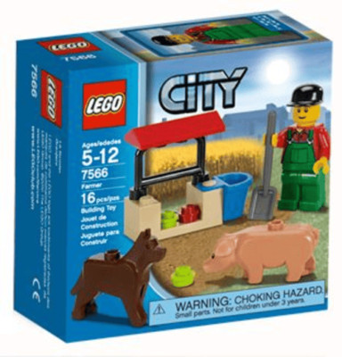 Lego Farmer 7566 Town Minifigure Building Set | eBay