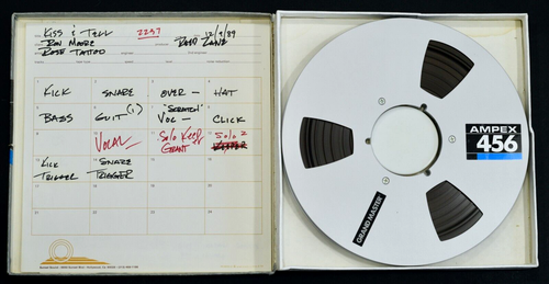 1989 Rose Tattoo Ampex Reel to Reel Sunset Sound Unreleased Master Tape ...