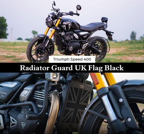 UK Flag Radiator Guard fit for TRIUMPH SPEED 400 | eBay Australia