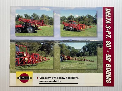 Hardi Delta 3-PT 80' - 90' Booms Sprayer Sales Brochure *Original 2009 ...