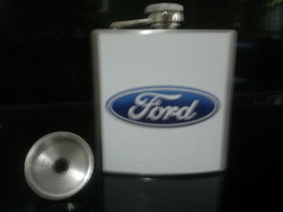 Ford Hip Flask 6oz Barware Car | eBay