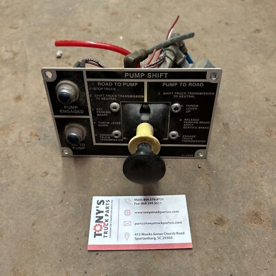 PUMP SHIFT PANEL 118317 L-40428 | eBay