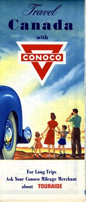 1952 Conoco Road Map: Canada NOS | eBay