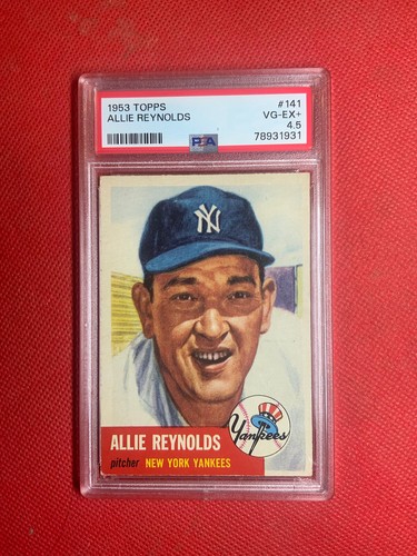 1953 Topps Set-Break #141 Allie Reynolds PSA 4.5*** Newly Graded*** | eBay