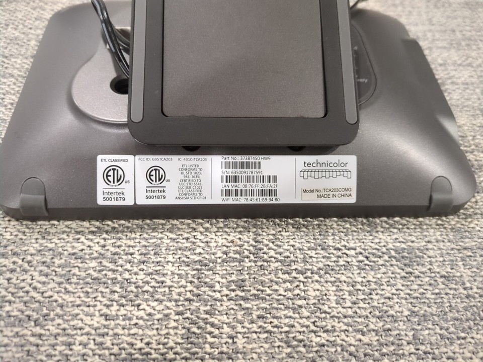 Xfinity Home Touchscreen Controller Model TCA203COM & Adapter | eBay