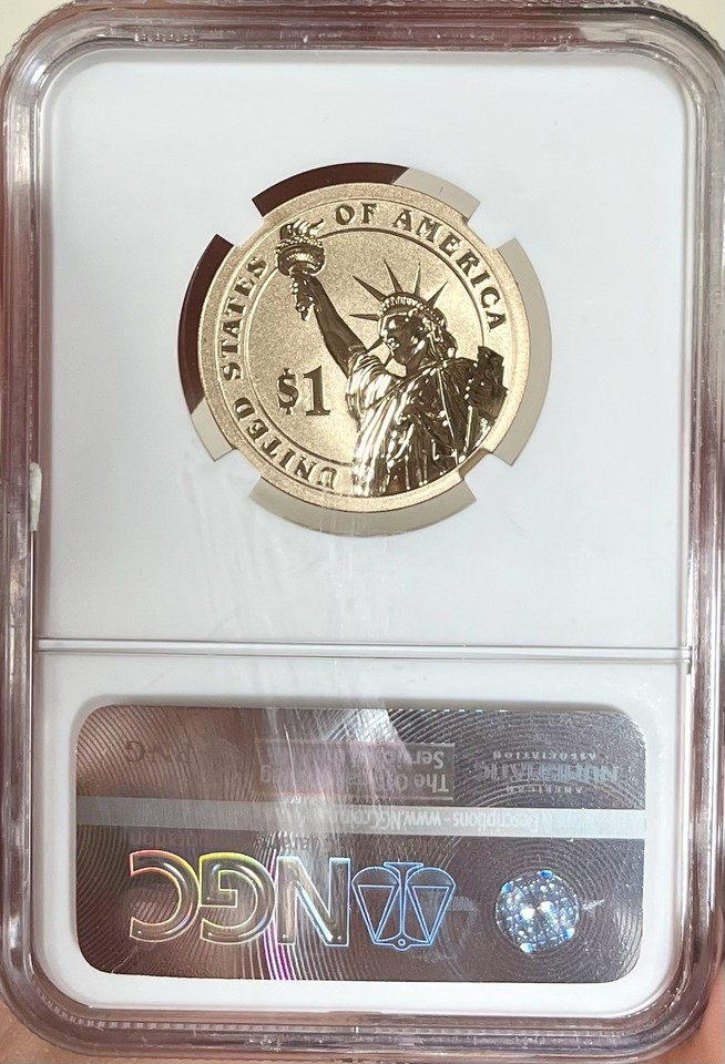 2016-S NGC PF70 Ronald Reagan Reverse Proof Perfect Presidential Dollar ...