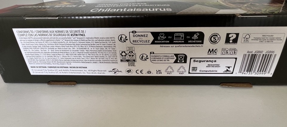 Jurassic World Rebirth CHILANTAISAURUS Gigantic Thrashers Figure | eBay