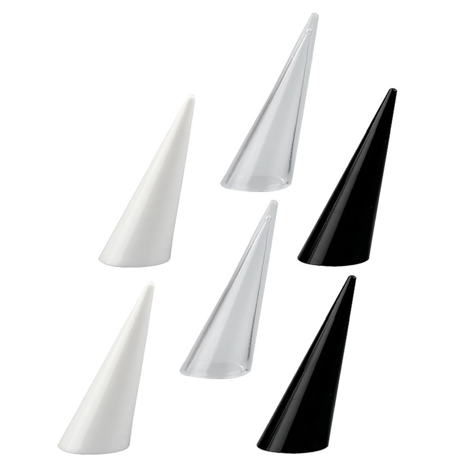 6Pcs Assorted Color Display Racks Cone Shape Holders | eBay UK