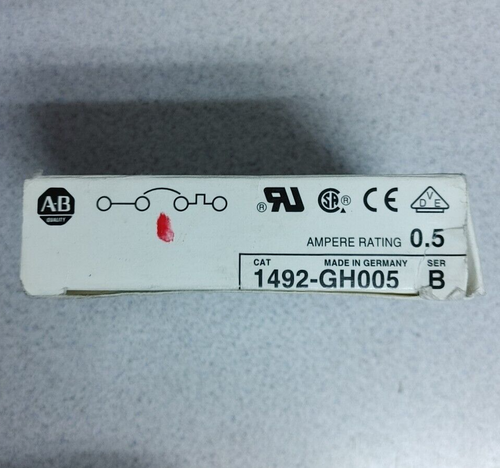 ALLEN-BRADLEY 1492-GH005 CIRCUIT BREAKER 0.5A 250VAC/65VDC NEW ...