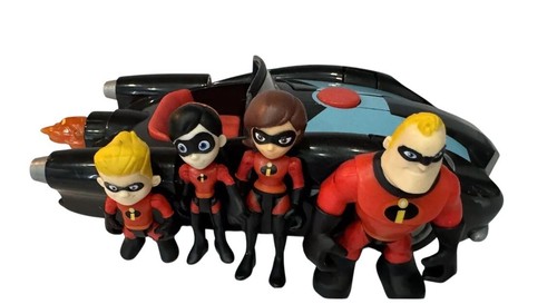 Disney Pixar The Incredibles Mr. Incredible Convertible Car with ...