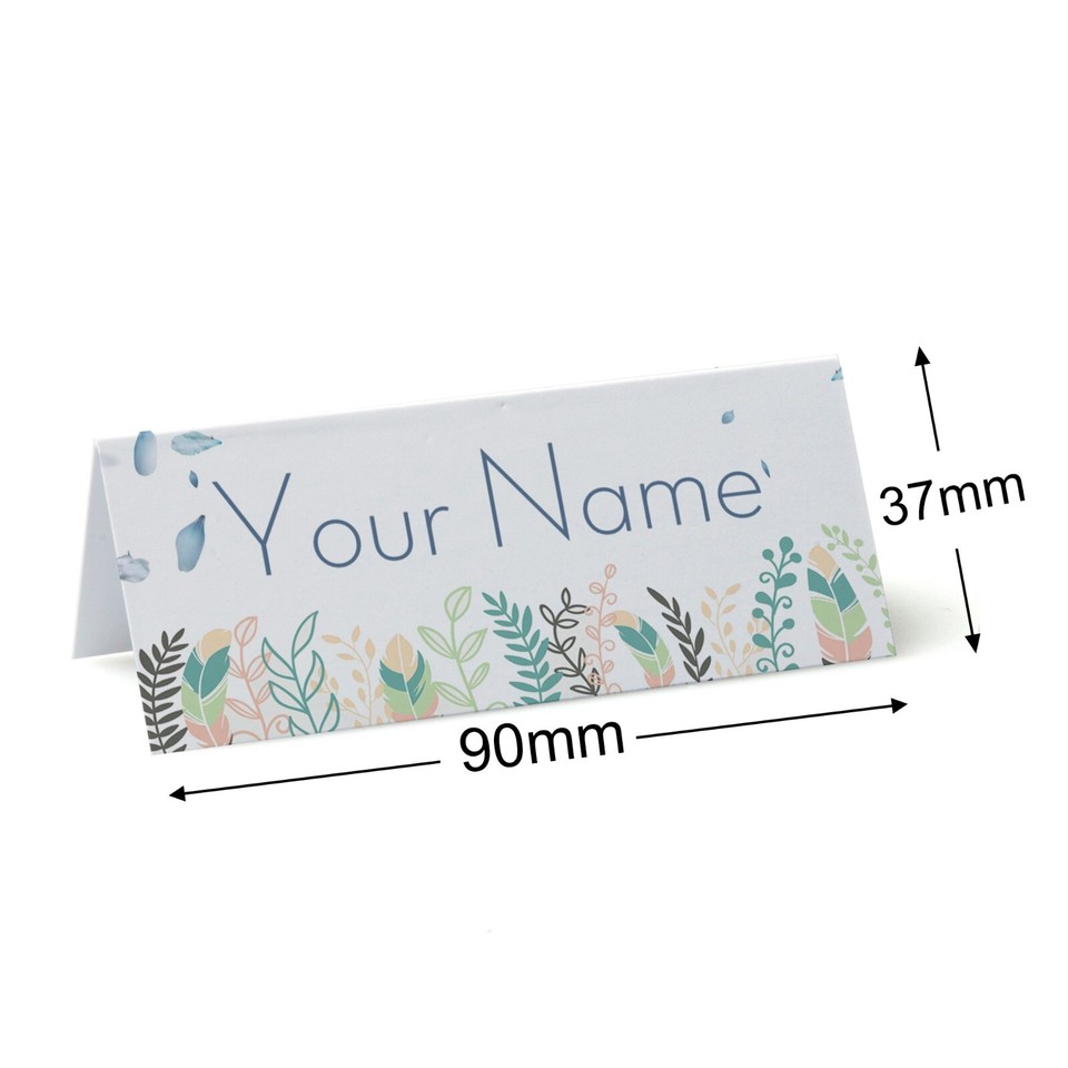Personalised Place Cards, Table Name Cards for Weddings, Place Table ...