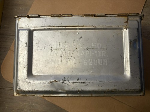 Original WW2 Era 50 Cal Ammunition Can Box BELMONT | eBay