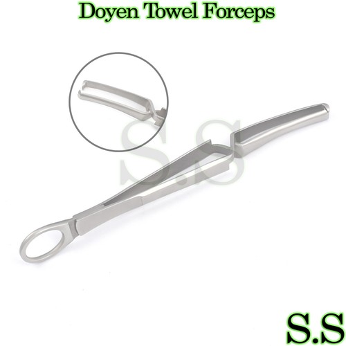 Doyen Towel Clamp Forceps 7.25" Surgical, Dental Orthopedic Instruments ...