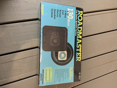 Roadmaster RS630 6.5" 3-Way Car Speakers 130 Watt New Sealed Box ...