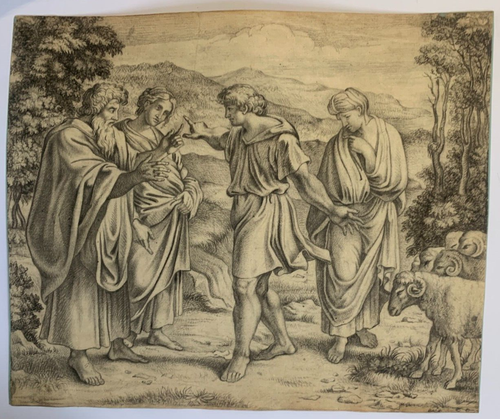 Drawing Antique Scene Of Style Greece Antique Mythology Biblical ...