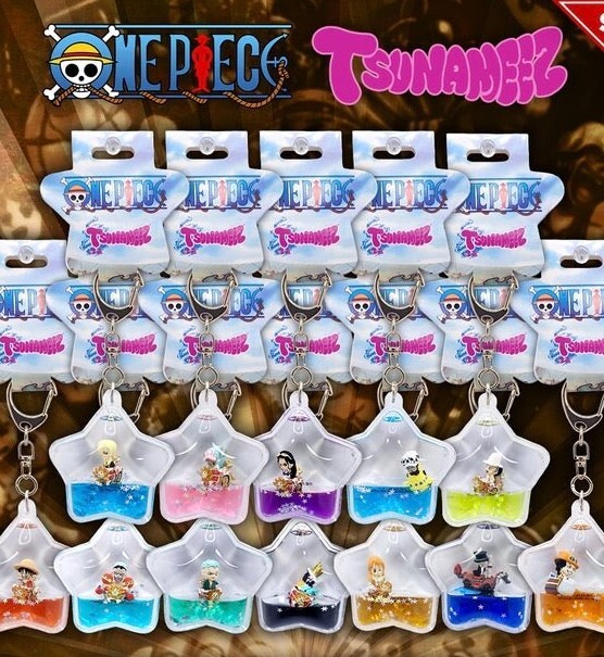 TSUNAMEEZ ONE PIECE LIQUID KEYCHAIN BLIND BAG - YOU CHOOSE! | eBay