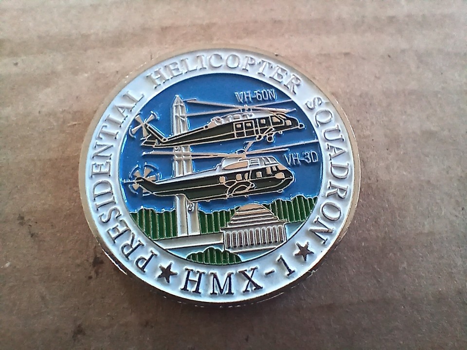 Challenge Coin POTUS HMX-1 Presidential Helicopter Squadron - US ...
