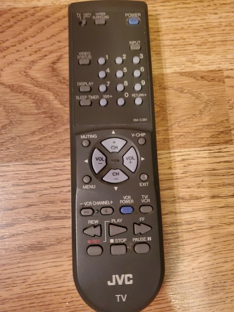 JVC TV Remote Control Ur52ec1286-2 Vintage Tested for sale online | eBay
