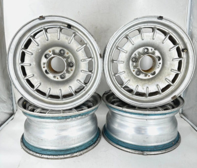 73-85 MERCEDES R107 450sl SET OF 4 ALLOY 14" WHEEL RIM 14x6J 14x6.5J ...