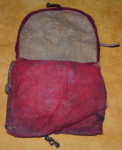 Antique Yoruba Diviner's Glass Beaded Ceremony Apo Ileke Ifa Bag ...