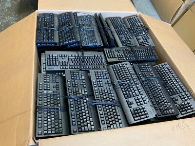 Job Lot of 188x Lenovo QWERTY USB Mixed Model Keyboards | eBay UK